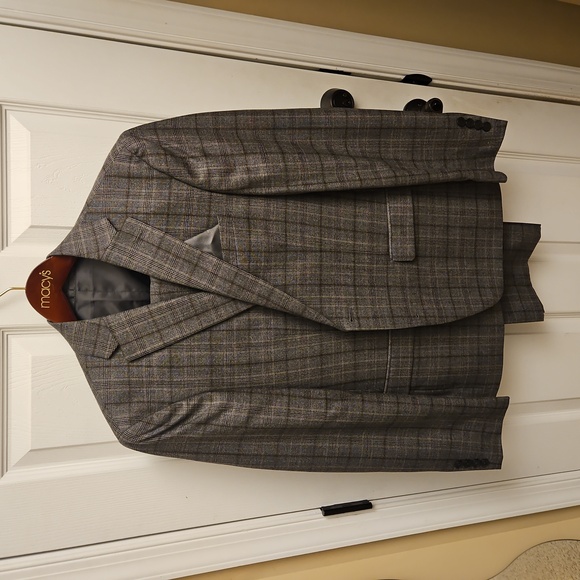 Bar III | Suits & Blazers | Full 3 Piece Suit Slim Fit 38s 3w 30l Plaid ...